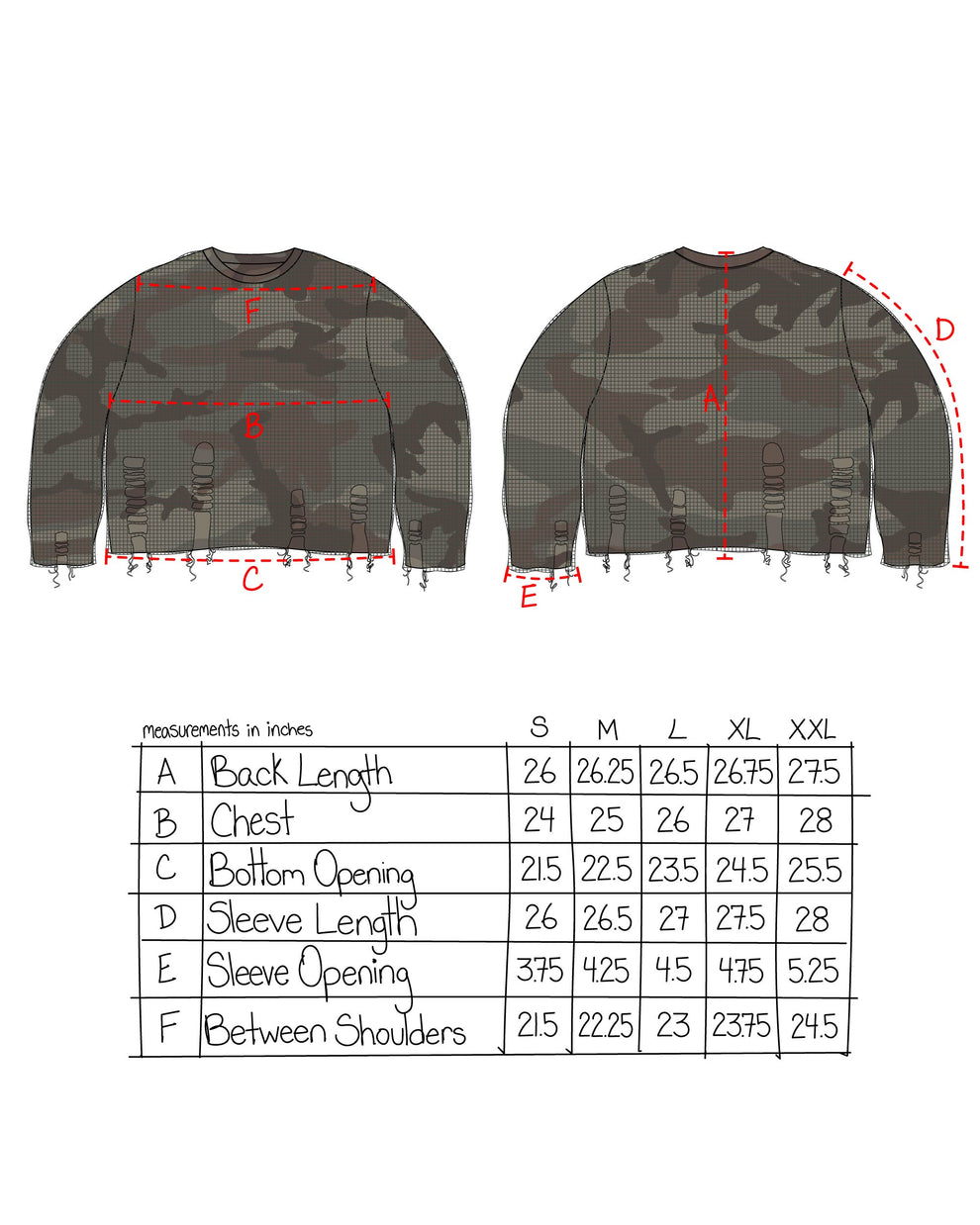 Netted Sweater - Camo – kodyphillips.com